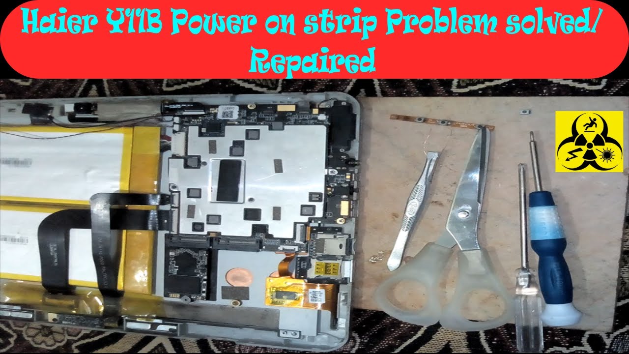 Haier Y11B prime minister laptop power on strip issue solved /repaired ...