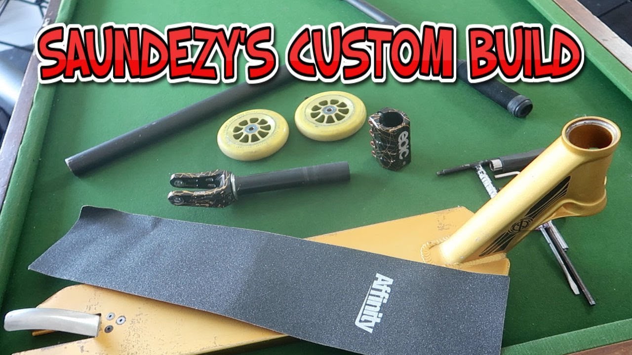 BUILDING A SCOOTER WITH SAUNDEZY !! - YouTube