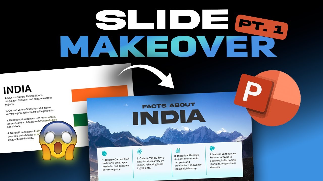 Transform a BASIC SLIDE into a PROFESSIONAL - Free Template🔥 - YouTube