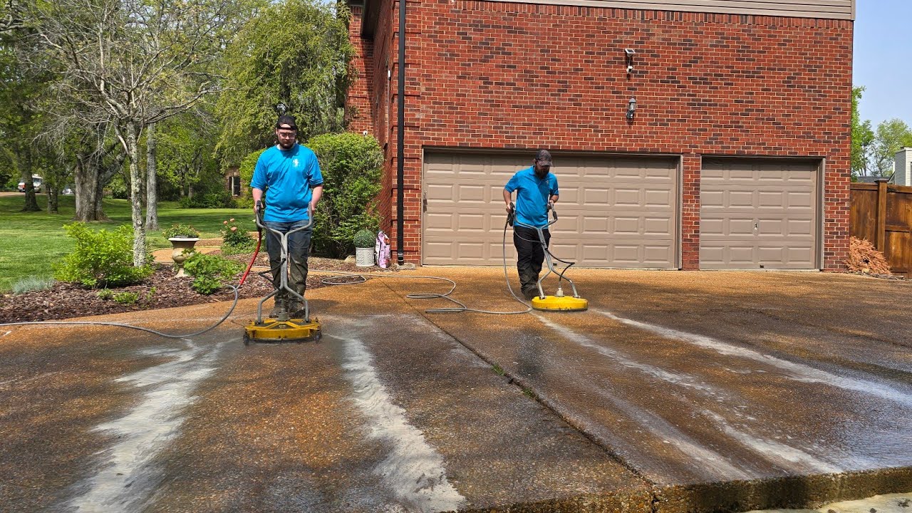 Dirty Driveway Transformation: Power Washing & Sealing Process - YouTube