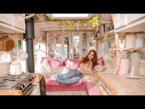 I Live in a Cottage-Core Bus by the Sea in England