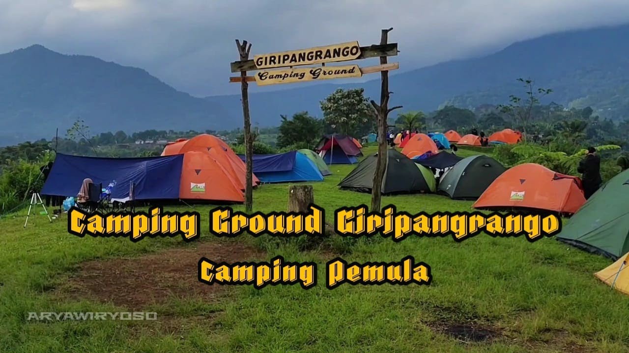 Camping Ground Giri pangrango || Camping Pemula - YouTube