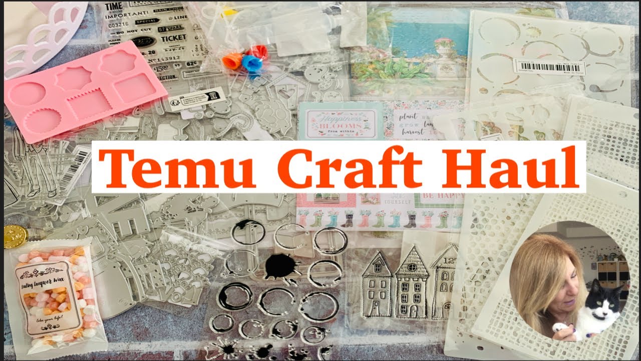 Best Temu Craft Haul // Lots of Crafting goodies // DIY with me - YouTube