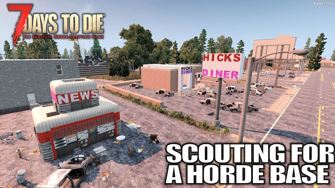 GETTING REESTABLISHED FOR HORDE NIGHT | 7 Days to Die Multiplayer ...