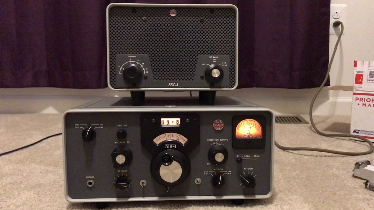 Collins 51S-1 Ham Radio LSB - YouTube