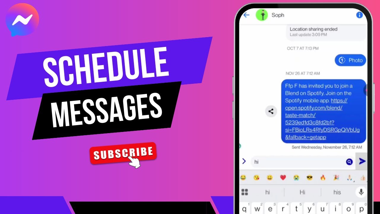 How to Schedule Messages on Facebook Messenger | Facebook Messenger ...