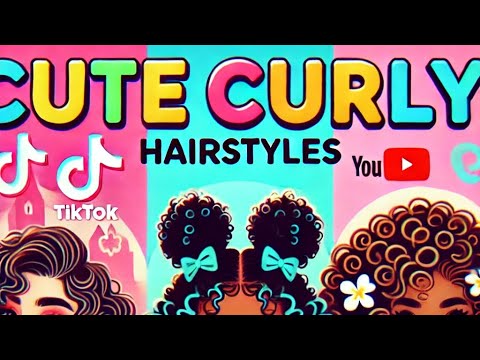 Cute curly hairstyles | TikTok compilation 💗 - YouTube