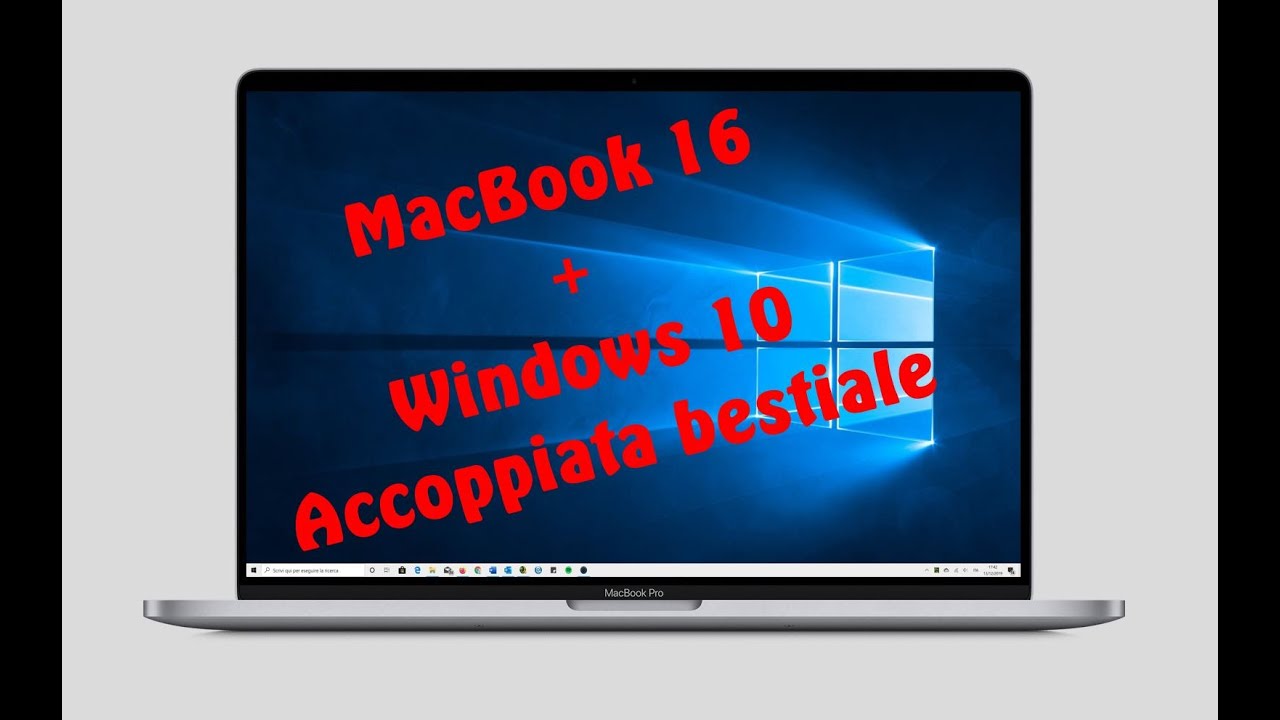 Windows 10 su MacBook Pro 16 2019, come installarlo, cosa funziona e ...