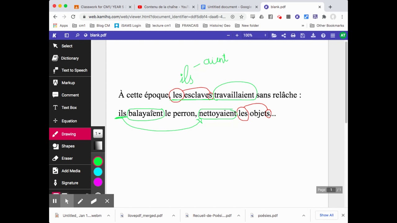 Corrections phrase du jour - YouTube