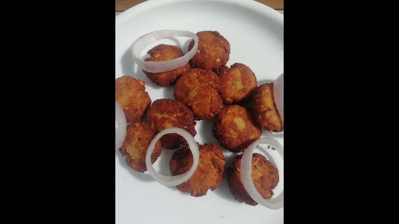 CHICKEN VADA RECIPE | CRISPY CHICKEN VADA | SNACK RECIPE | YUMMY SPOON ...
