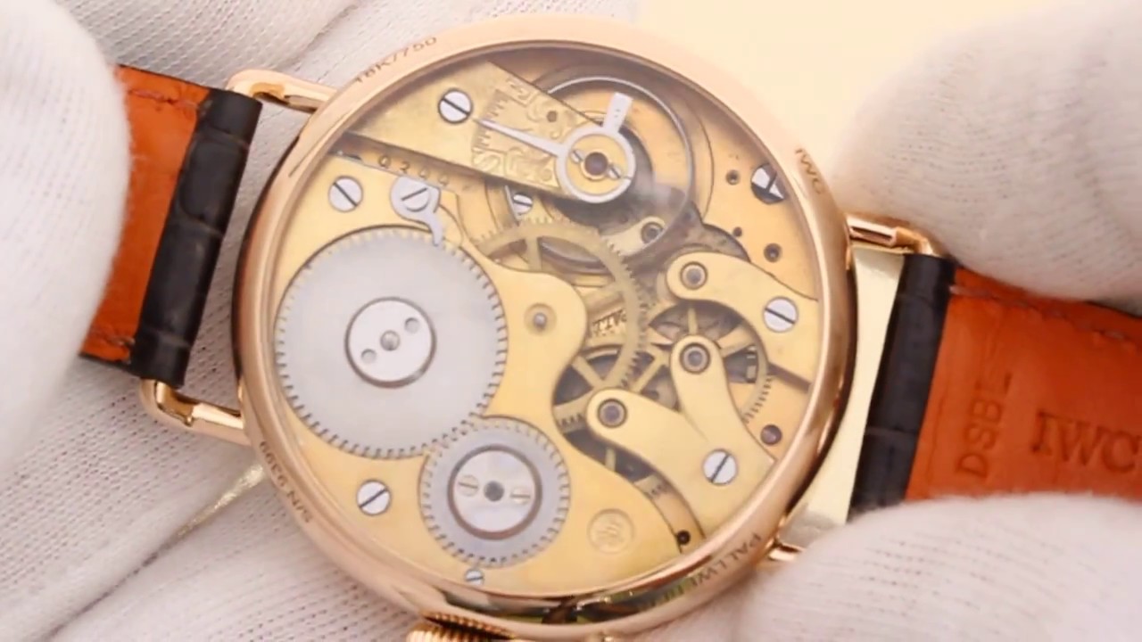 International Watch Company (IWC) Pallweber serial number 9399 - YouTube