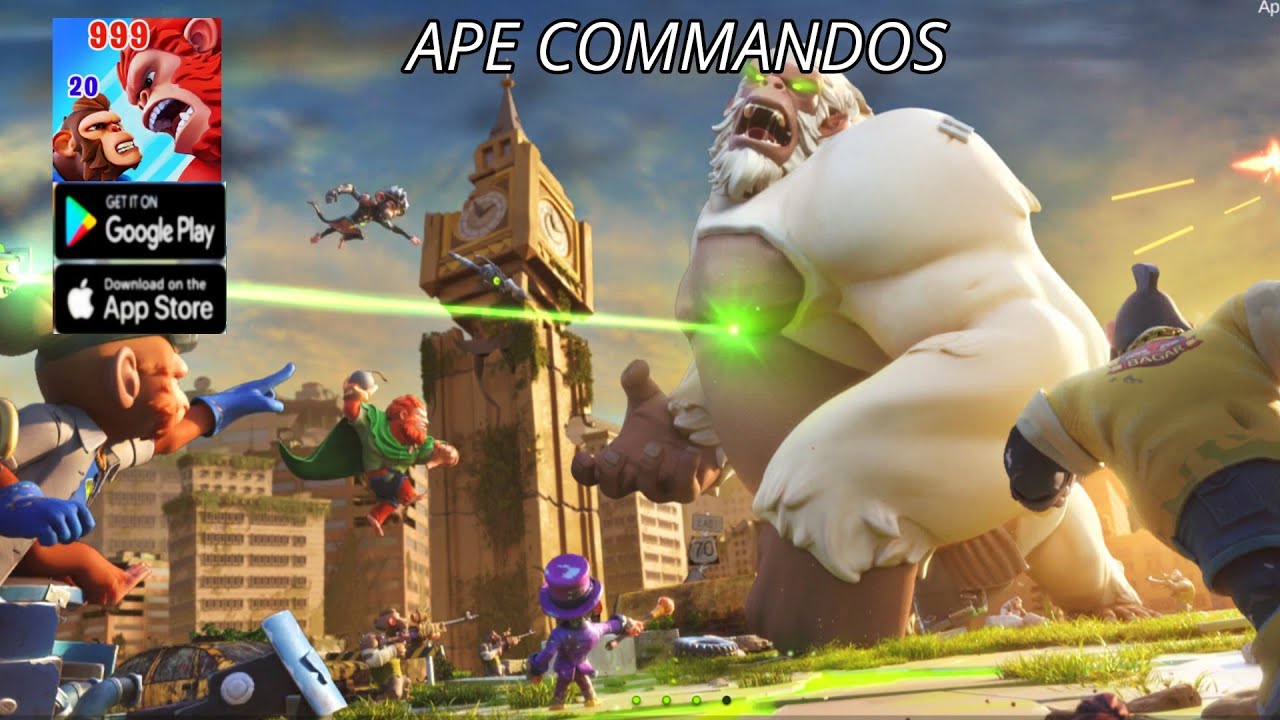 Ape Commandos Gameplay - Strategy Game Android - YouTube