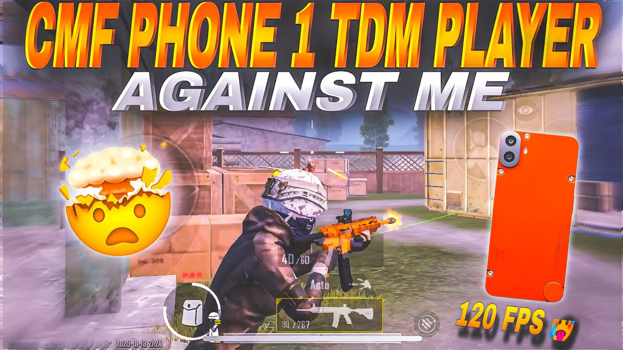 CMF PHONE 1 TDM Player With 120 Fps Against Me 🔥😱 - YouTube