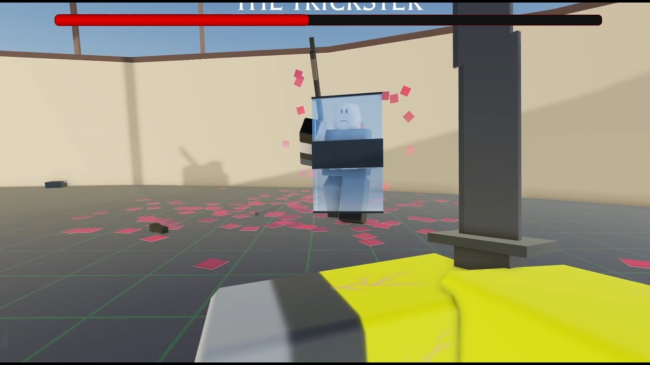 Trickster Boss Fight - Paint Everything RED - Devlog - YouTube