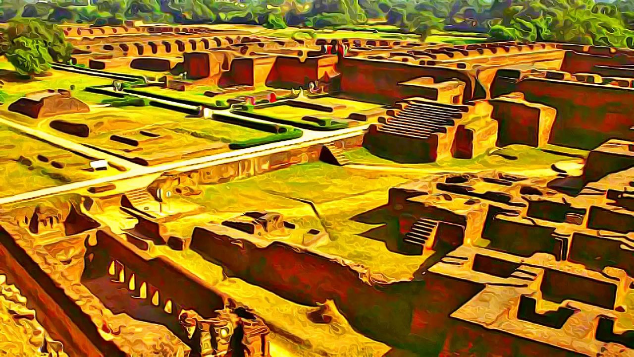 India - Archaeological Site of Nalanda Mahavihara at Nalanda, Bihar ...