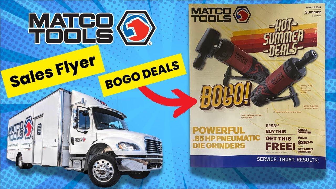 Matco Tools Hot Summer Dealer Flyer Aug 3-25 - YouTube