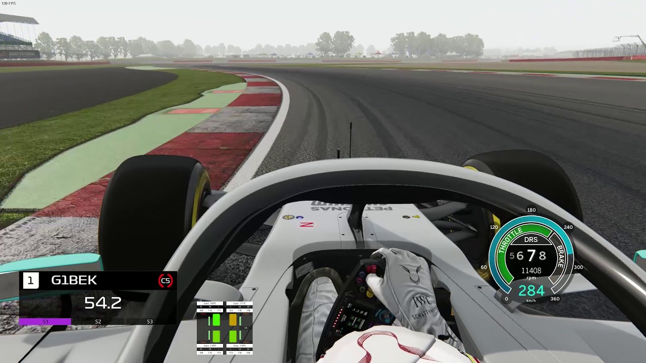 Assetto Corsa 1:24:949 Silverstone (F1 2019 HUD) - YouTube