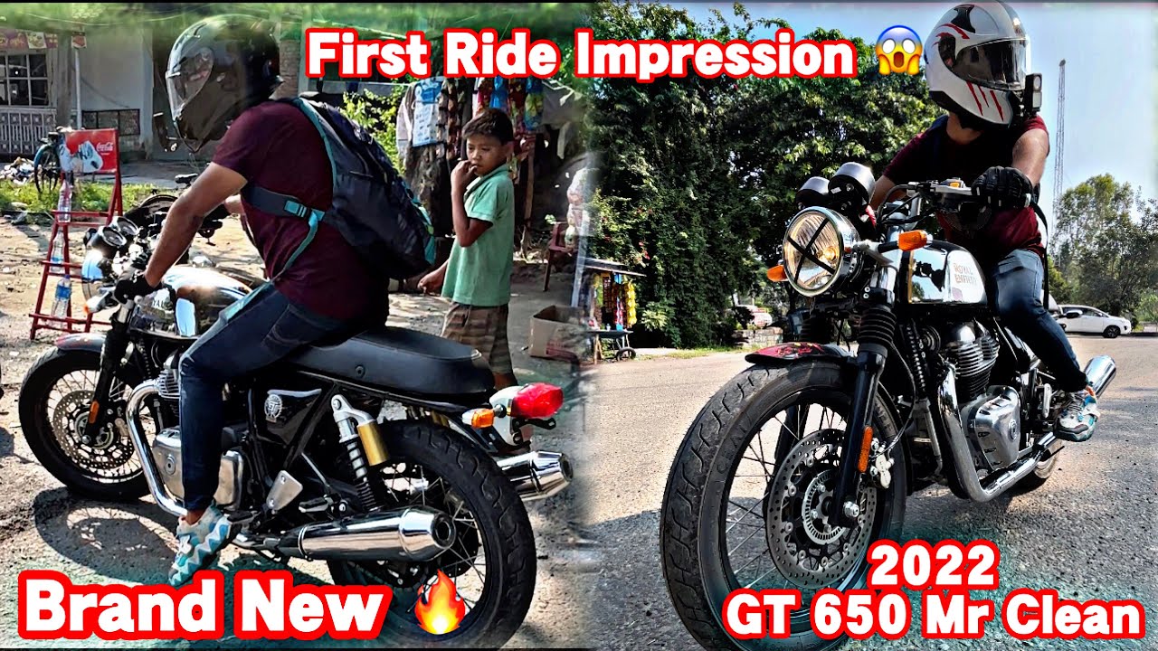 Brand New Royal Enfield Continental GT 650 Mr Clean First Ride ...