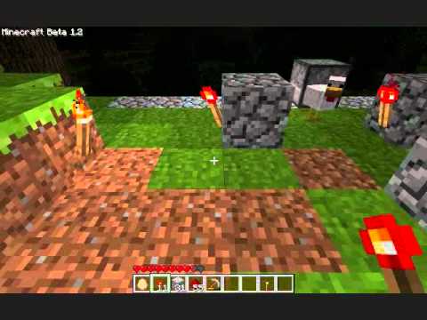 Minecraft Sentry Machine Gun - YouTube