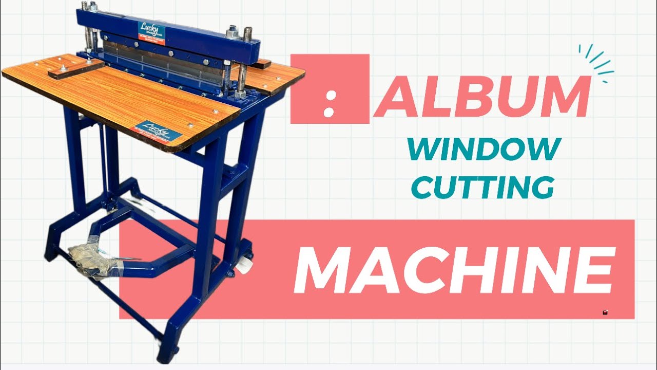 😵MANUAL ALBUM WINDOW CUTTING MACHINE - 6283183227 #viral - YouTube