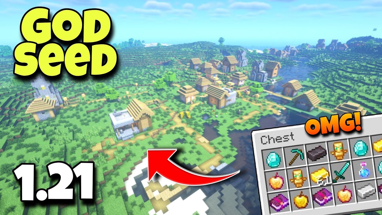 🔥(God Seed) For Minecraft 1.21 Java Edition | Seed Minecraft 1.21 ...