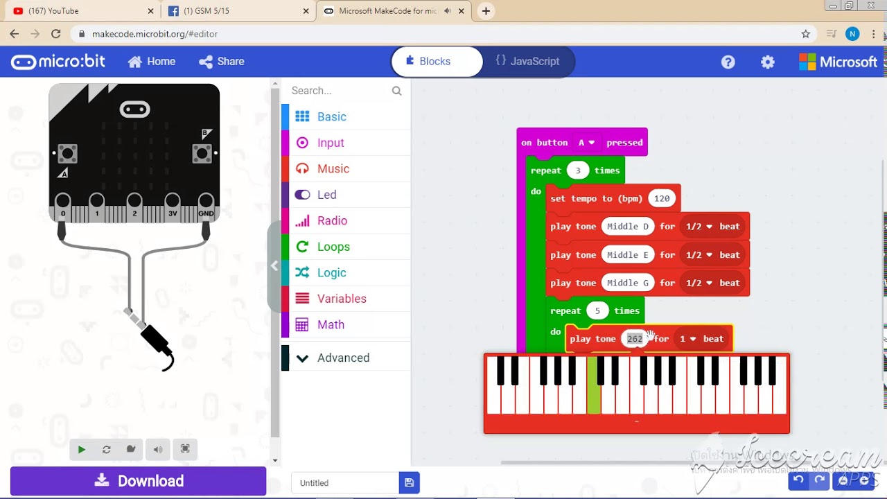 baby shark By Microbit - YouTube