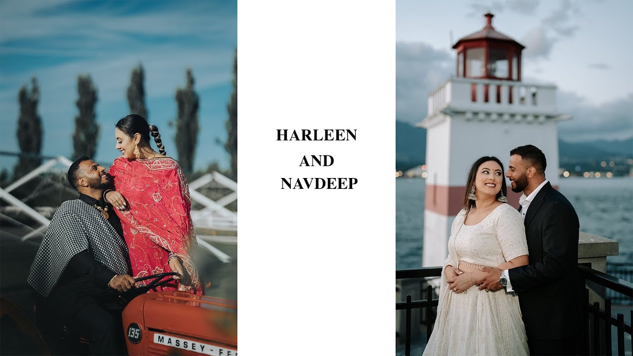 Harleen & Navdeep | Punjabi Pre Wedding | Darpan Movies | Vancouver Canada | BC | Surrey - YouTube