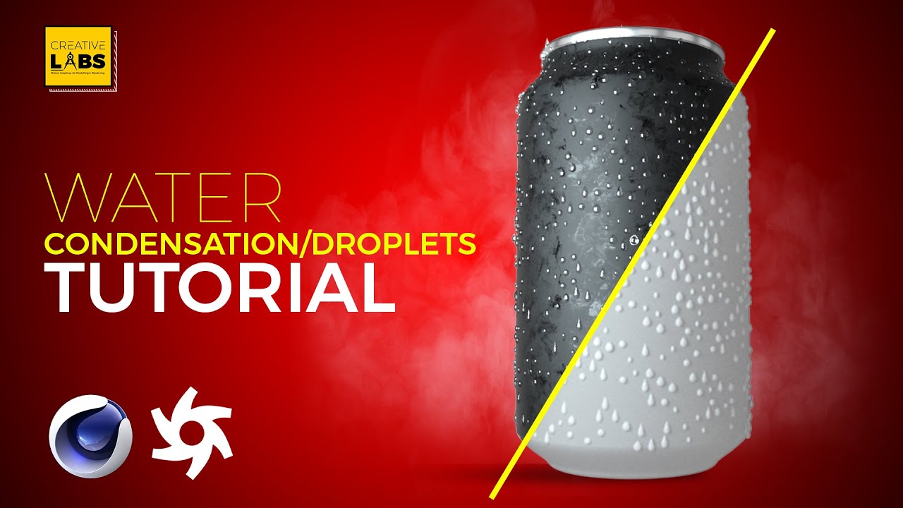 Cinema 4D & Octane Render - Water Condensation Basic Tutorial - YouTube