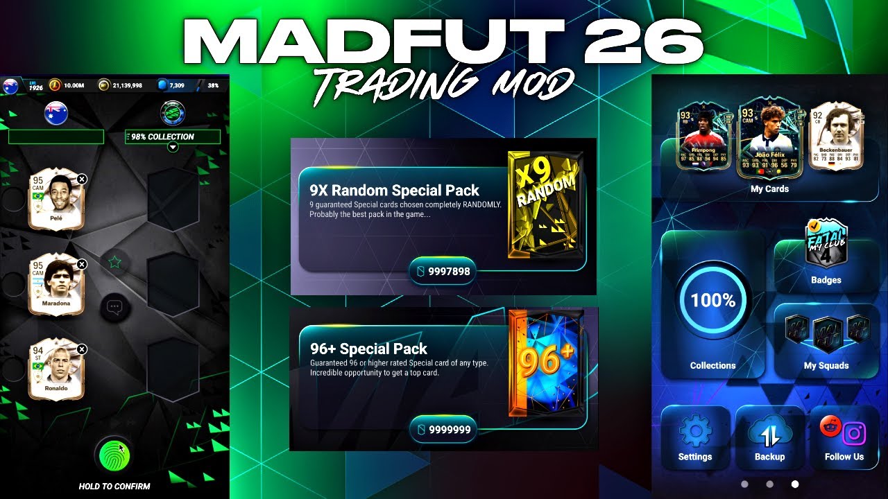 MADFUT 26 TRADING MOD | UNLIMITED CARDS AND PACKS GUIDE - YouTube