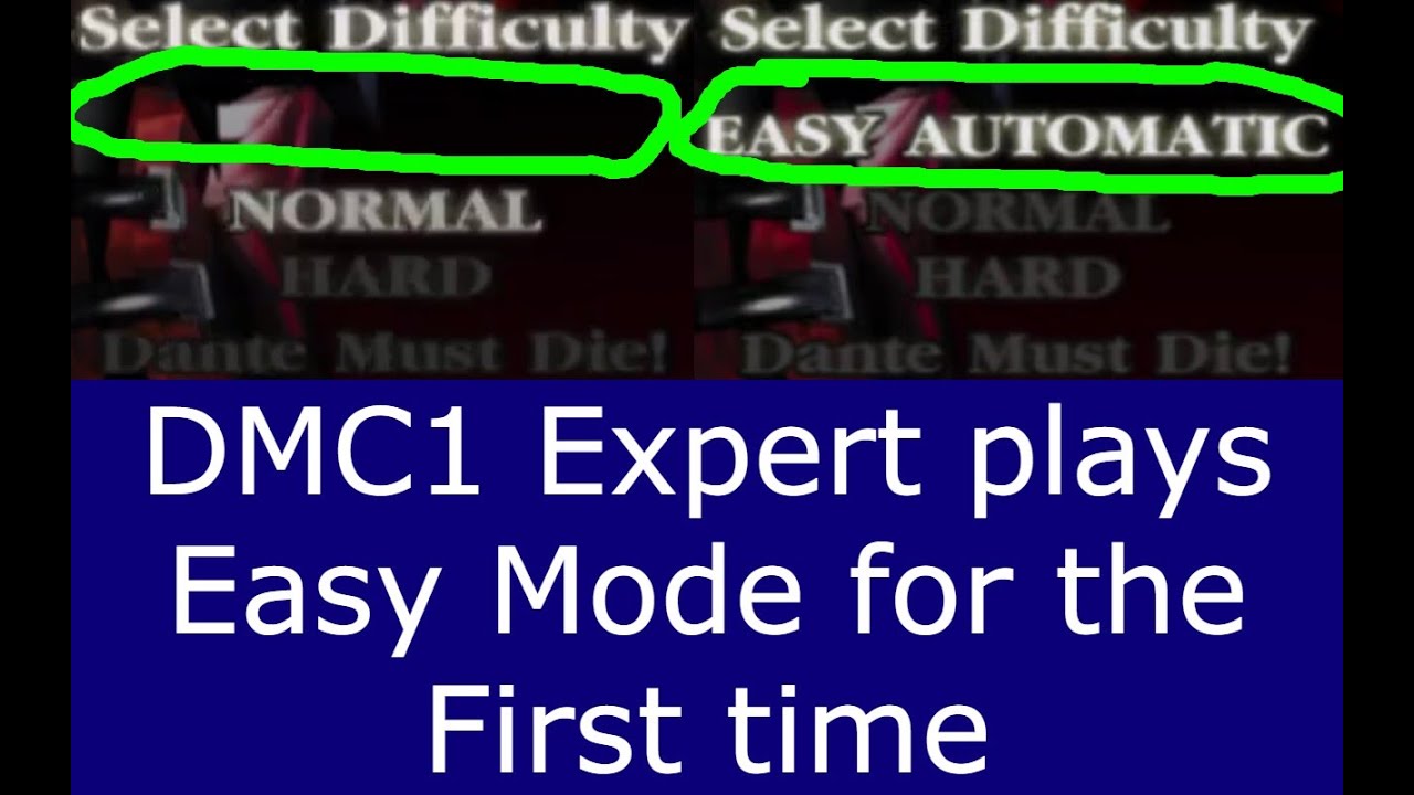 Devil May Cry 1 expert discovers and plays Easy mode for the very first ...
