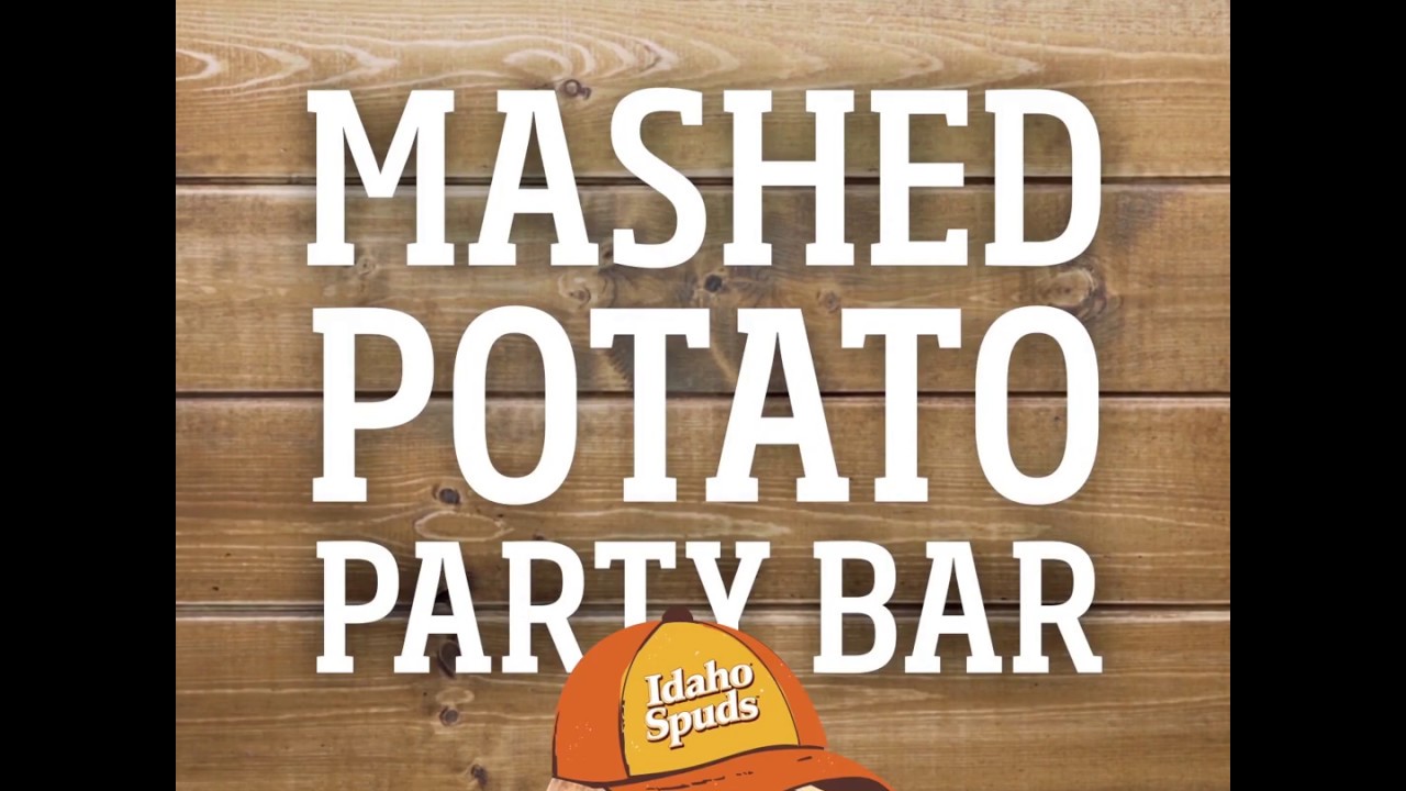 Idaho Spuds 14.96 Mashed Potato Party Bar - YouTube