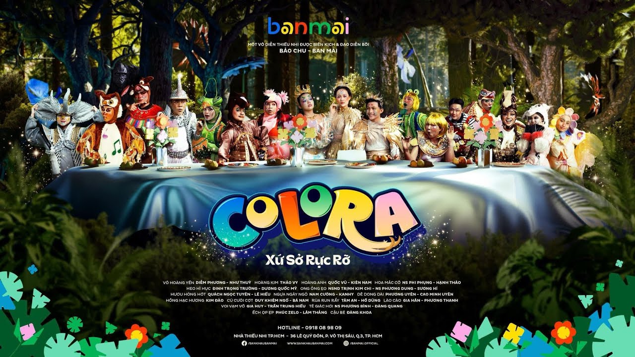 "COLORA - Xứ sở rực rỡ" - vở diễn hay, nhiều tương tác với các bạn nhỏ ...