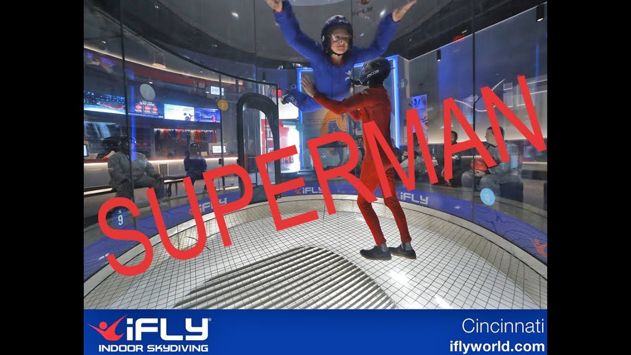 Flying like the wind @iFly indoor skydiving Cincinnati - YouTube