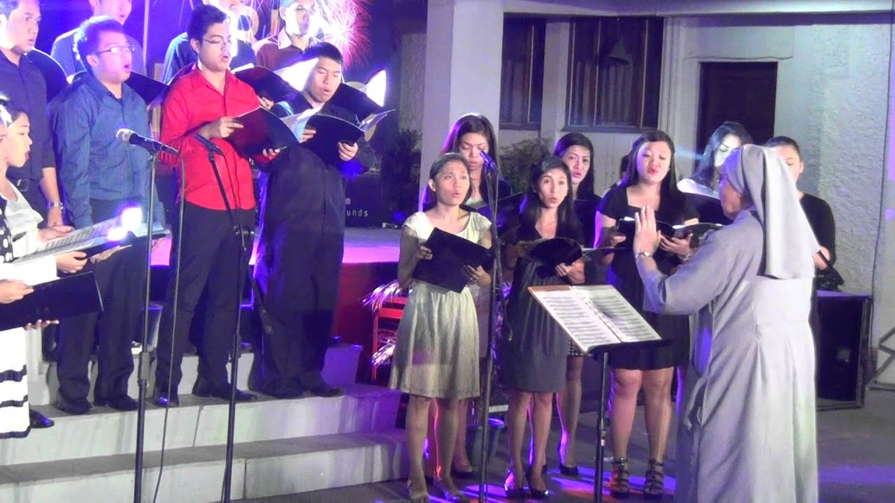 St Paul University Manila Choir - Tribute to June Keithley - YouTube