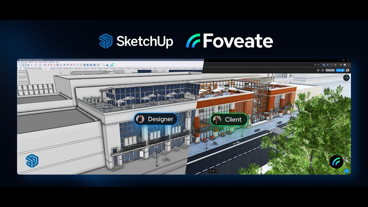 SketchUp Foveate Extension Workflow - Instant 3D Presentations - YouTube