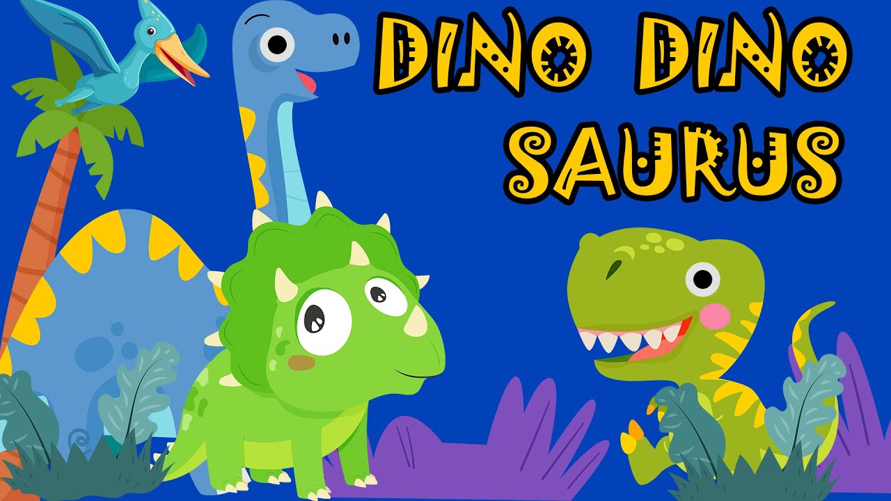 DINO DINO SAURUS T-REX ♥ DINO SONG ♥ Lagu Anak Populer ♥ Lagu Anak ...