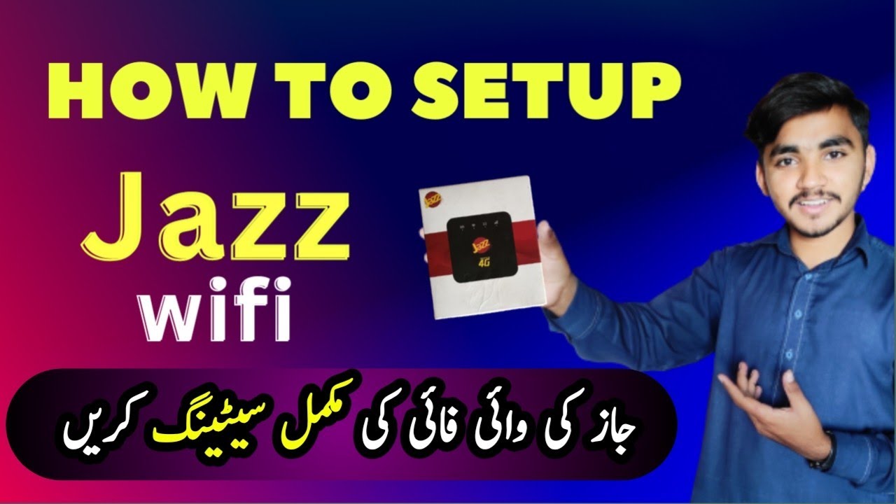 How To Setup Or Configure Jazz 4G WiFi Device 2023 - YouTube