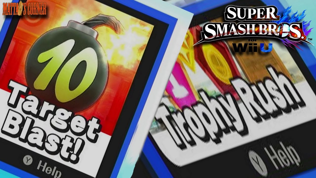 TARGET BLAST & TROPHY RUSH Bonus Modes || Super Smash Bros. for WII U ...