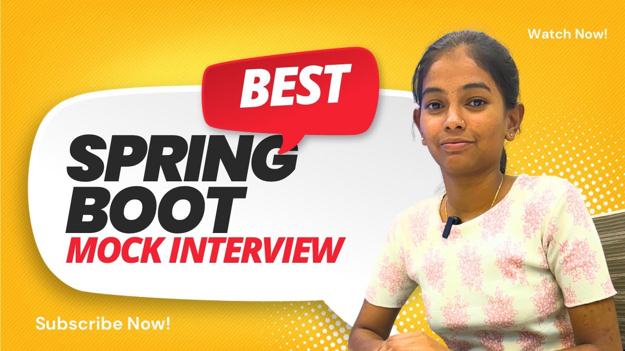 Spring Boot Mock Interview 2025 | Most Asked Interview Questions & Answers | CJC Pune - YouTube