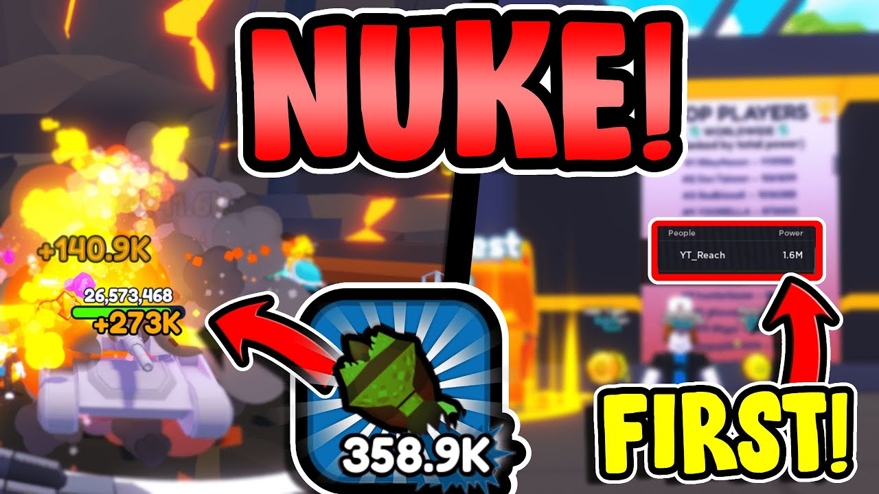 I am FIRST on the LB! Noob to Pro in Nuke Simulator! - YouTube