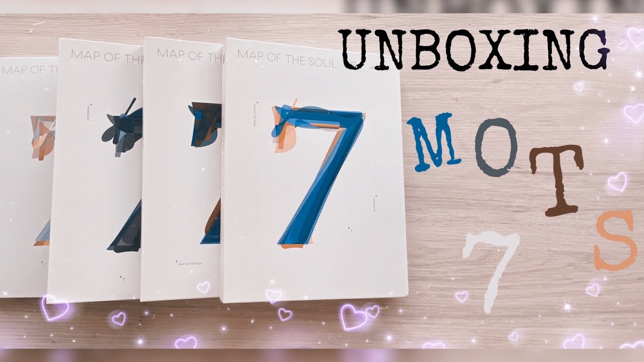 { UNBOXING } BTS - MOTS 7 - all versions - 🤍 - YouTube