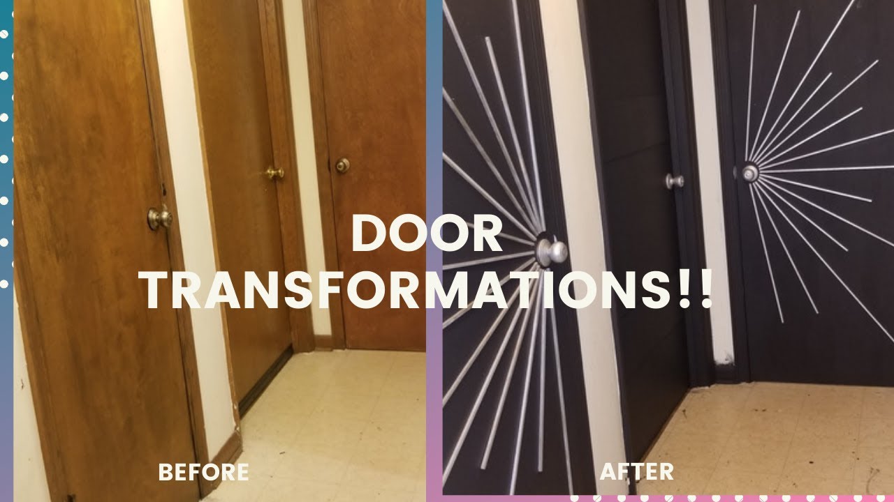 Door Transformation: Update old interior doors-DIY-Easy - YouTube