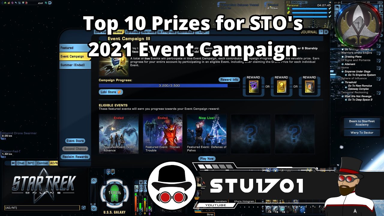 Top 10 Prize Options for Star Trek Online's 2021 Event Campaign - YouTube