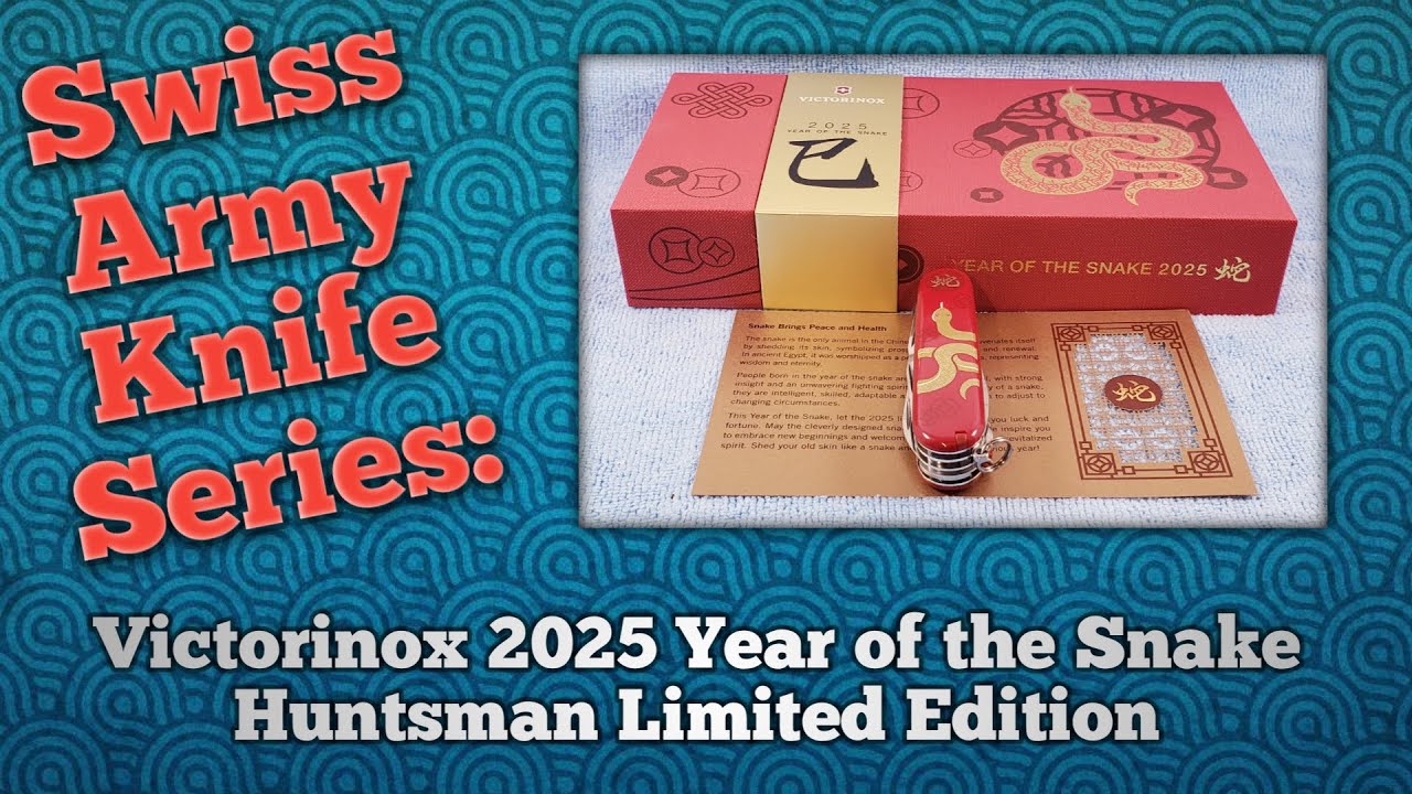 Victorinox 2025 Year of the Snake Huntsman - YouTube