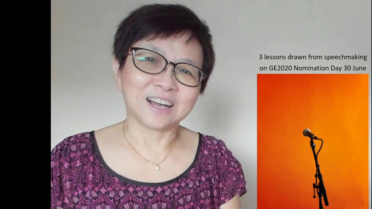 Lessons learnt from the speechmaking on Nomination Day GE2020 - YouTube