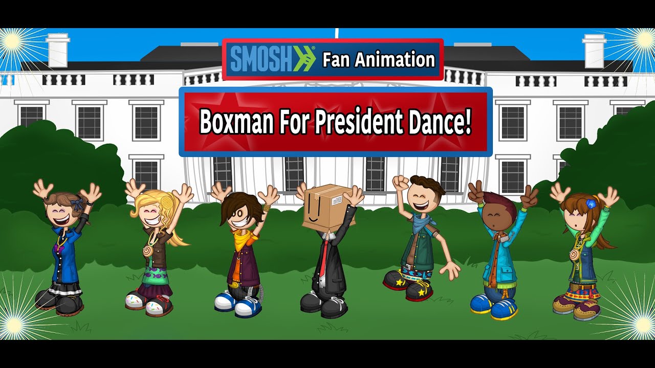Boxman for President Dance - Papa Louie Pals (Smosh Animation) - YouTube
