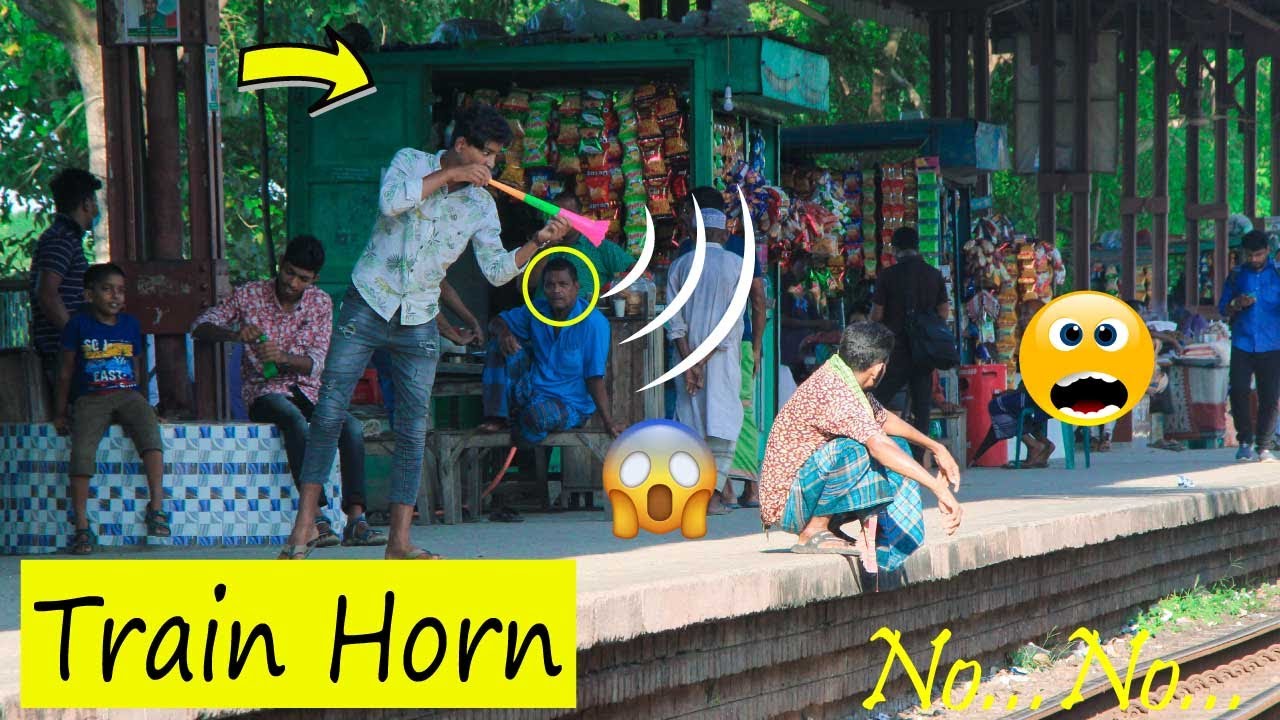 Update Viral Train Horn Prank 2021 || The Best of Train Horn Prank on ...
