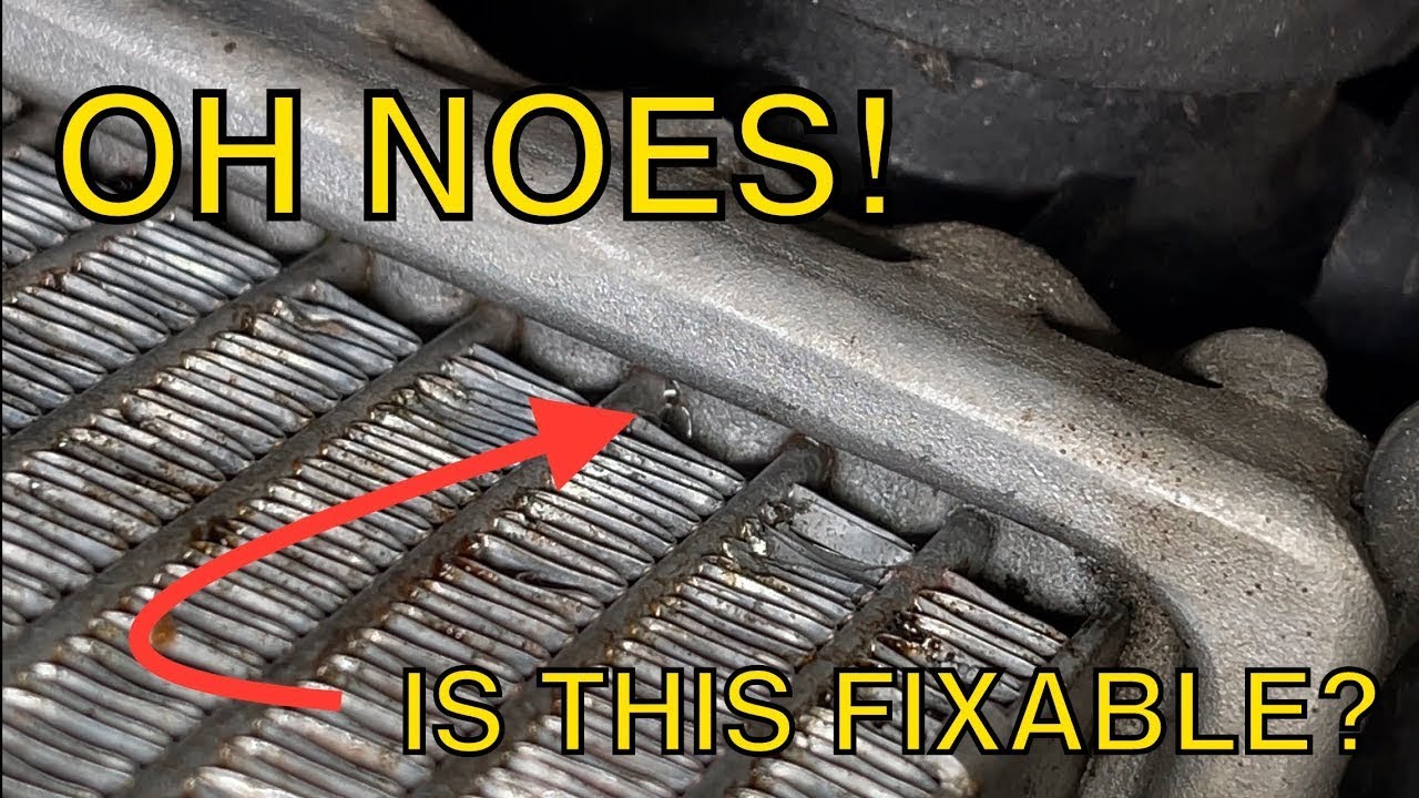 Can a leak in my radiator be fixed with epoxy? - YouTube