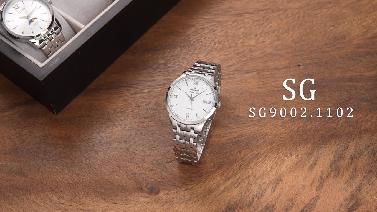 Đồng hồ SR SG9002.1102 - Nam - Kính Sapphire - Quartz (Pin) - Dây Kim ...