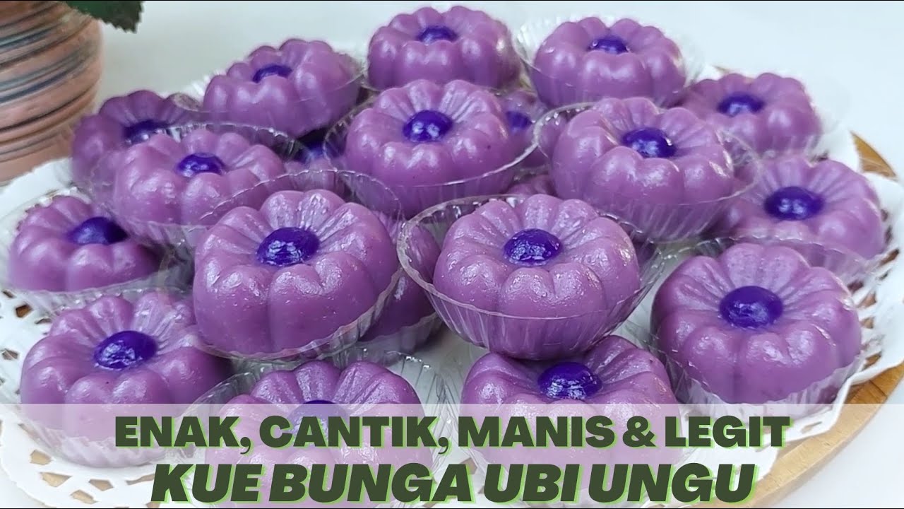KUE BUNGA UBI UNGU // OLAHAN UBI #1 // DAPUR MAMA ERA. #dapurmamaera # ...